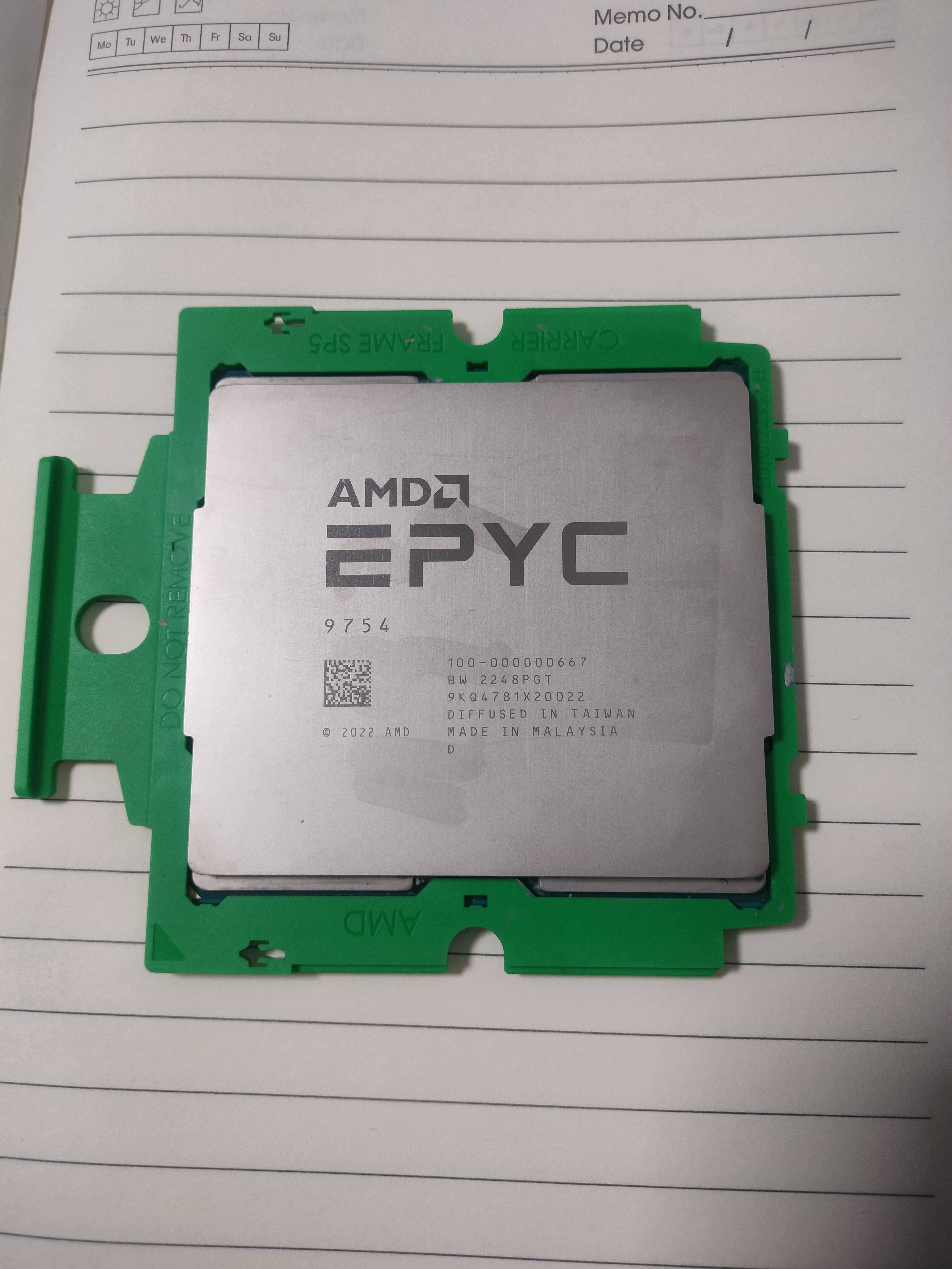 🚀揭秘科技巨兽！AMD MD EPYC 9754 CPU震撼登场，128核心256线程的性能神话！🔥-其它电脑周边-淘宝好物网