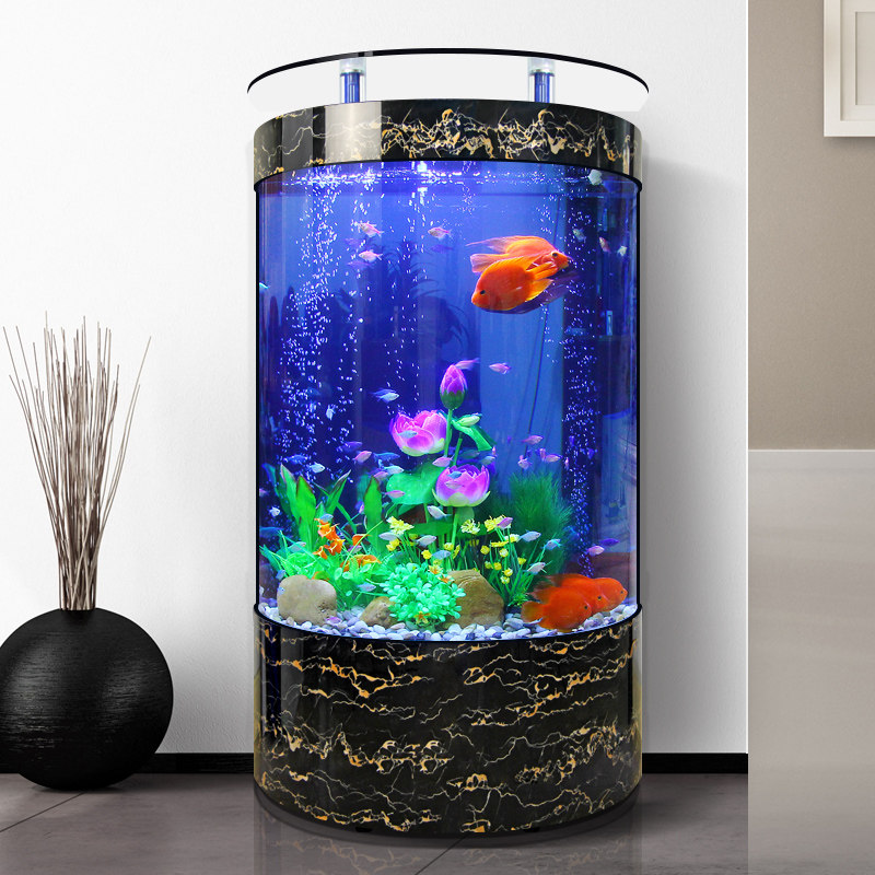 Opel European semi-round fish tank aquarium home living room goldfish ...