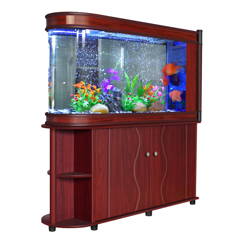 Opel bullet fish tank Aquarium Ecological glass living room size u ...