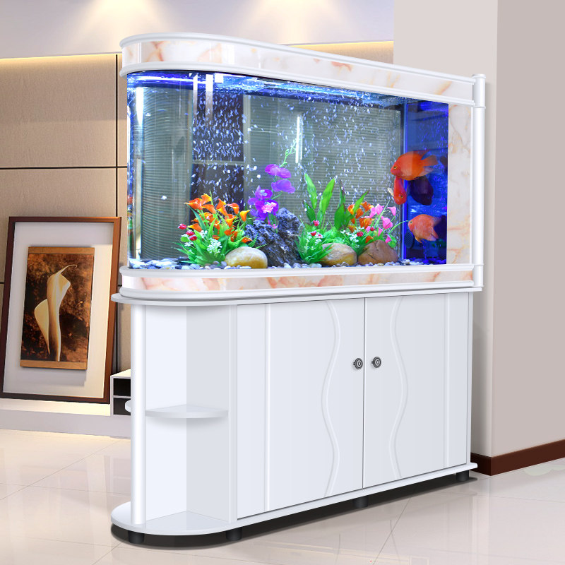 Opel bullet fish tank Aquarium Ecological glass living room size u ...