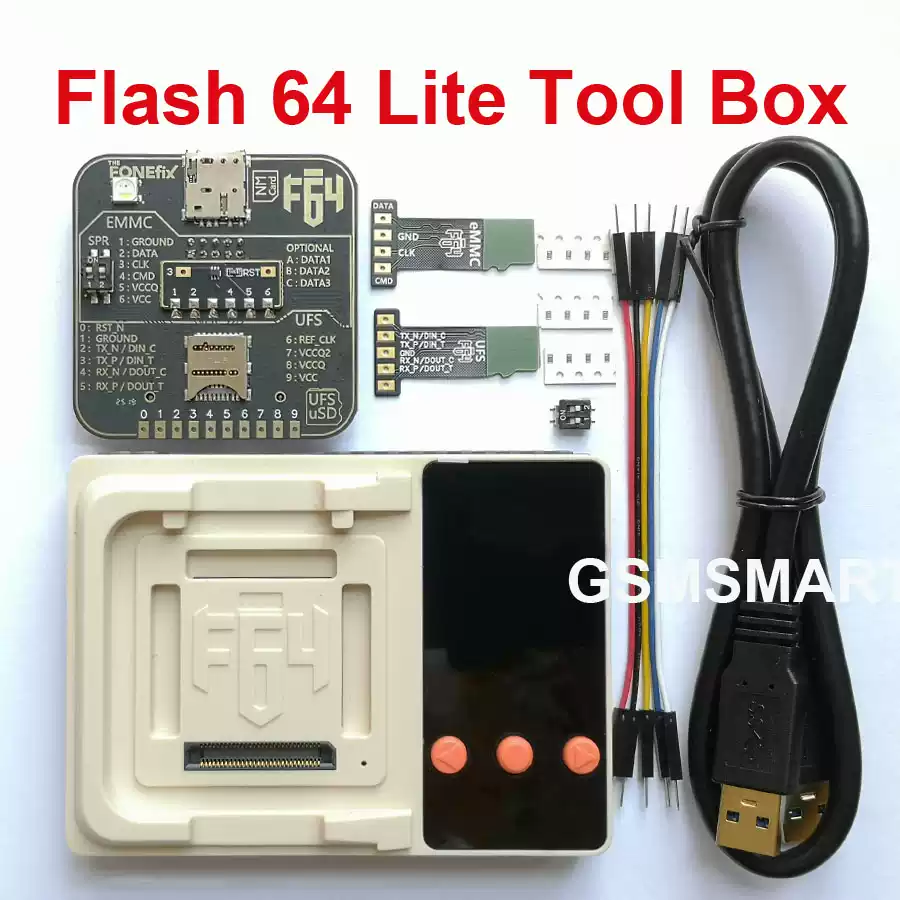 原装 F64 编程器 Flash 64 lite box 与 Easy JTAG 相同 英文外贸