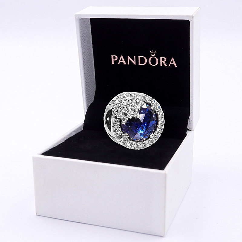 [USD 159.31] Pandora Official Website Beads Blue Shiny Snowflake 925 ...