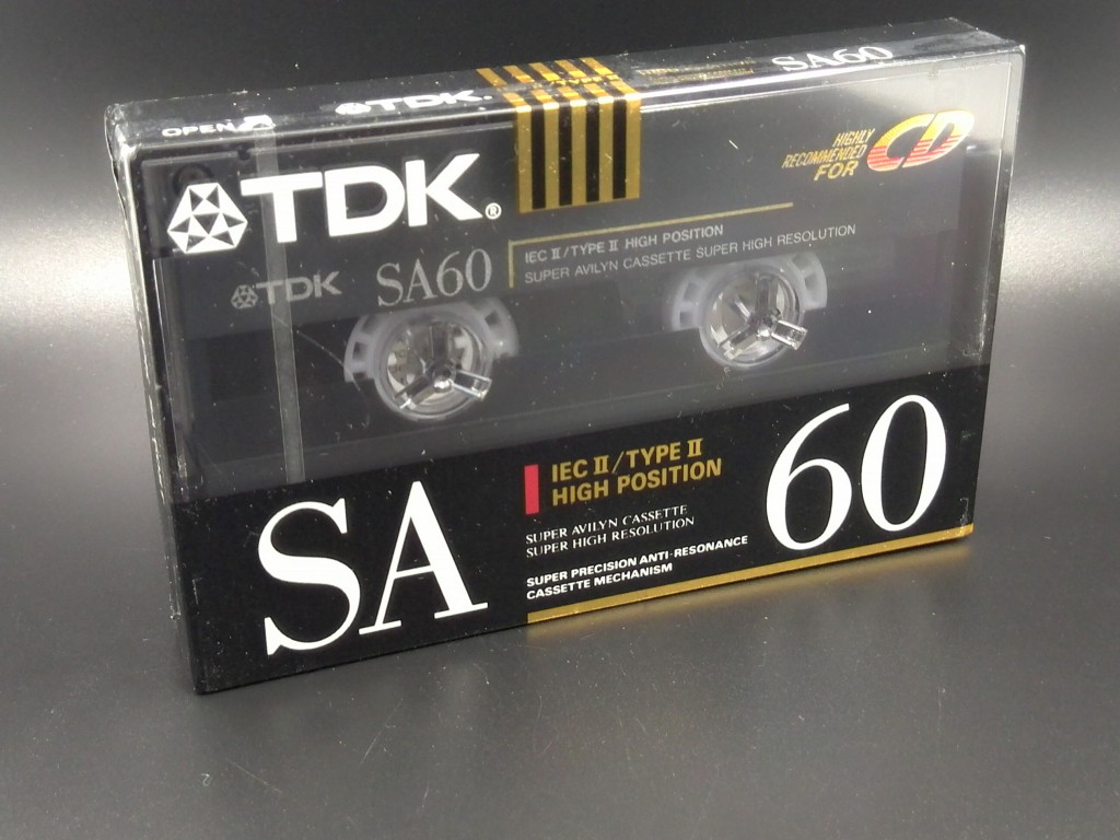 TDK SA60 二類 鉻帶( 空白錄音帶) 發燒級二氧化鉻錄音帶