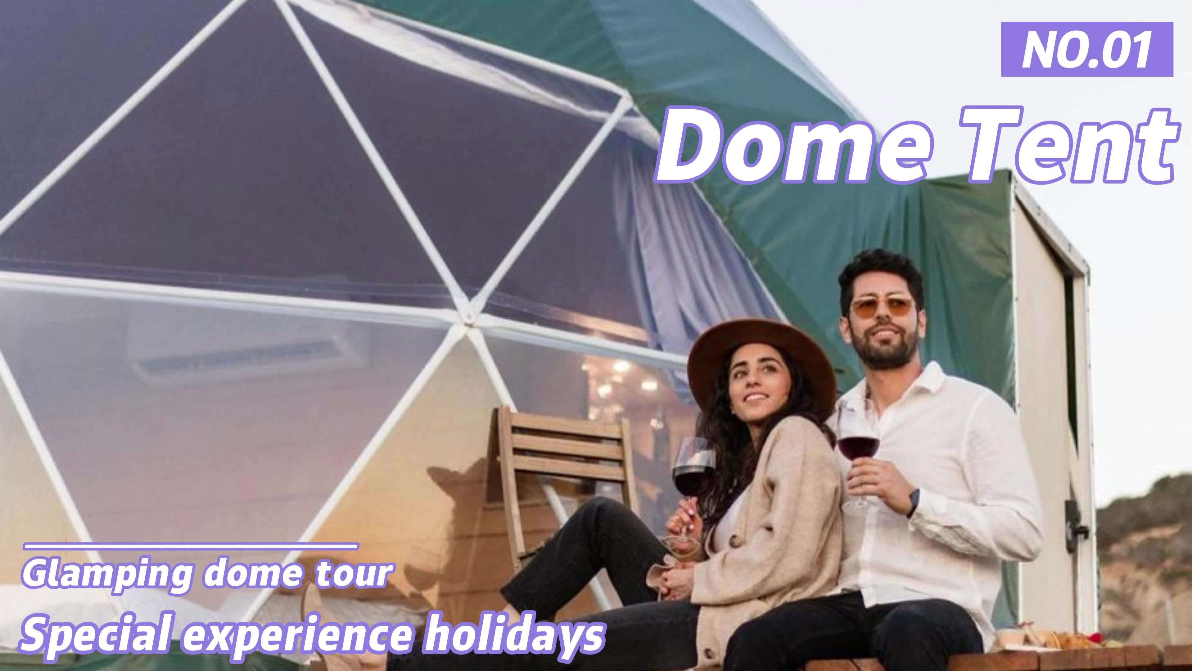 Premium Domo Glamping Tiny House Dome Tents For Events Geodesic - Buy ...