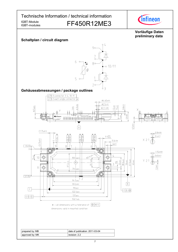 Module biến tần IGBT FF450R12ME3 450A-1200V new | Cửa hàng thiết bị - Linh kiện điện tử A to Z