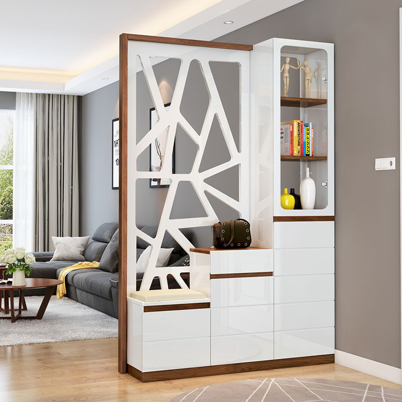 Nordic entry cabinet partition cabinet shoe cabinet wine cabinet foyer ...