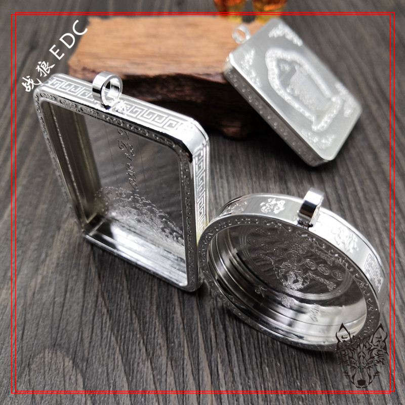 Miniature small Thangka box Gawu box Tibetan Buddhism Six-character ...