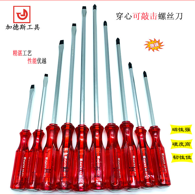Super-hard industrial-grade through-hole screwdriver: multi-functional ...