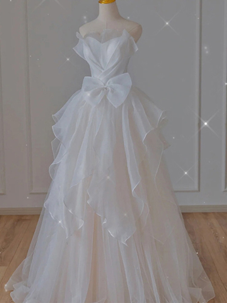 [USD 97.63] French light wedding dress 2023 new bride temperament ...