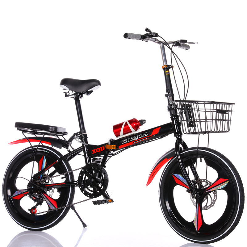 Buy 20 inch folding bicycle disc brake variable speed ultra-light ...
