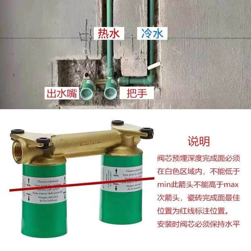 Hansgeria 15085407 enter the wall to dark pelvis faucet cold and hot ...