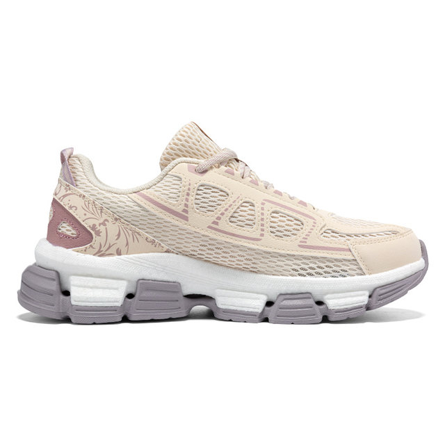 Traceable 361 degree women's sports shoes breathable mesh dad shoes ...