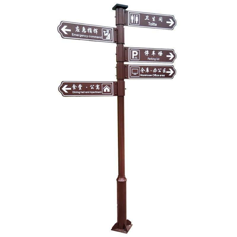 [USD 12.77] Creative outdoor guide sign direction sign vertical scenic ...