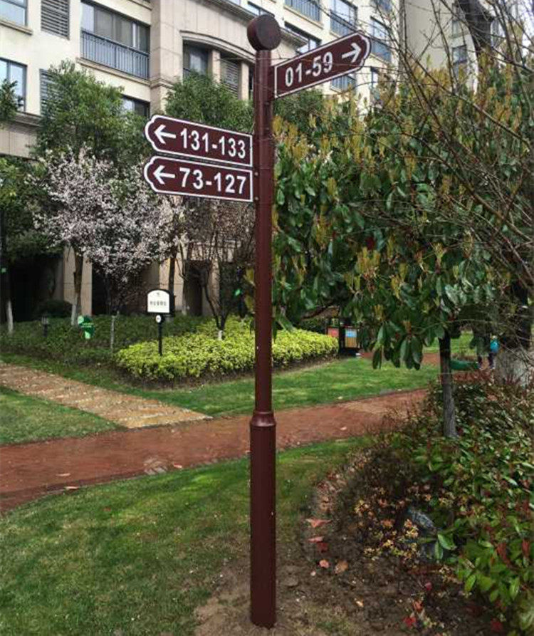 [USD 8.35] Community sign Road view park guide sign street sign outdoor ...