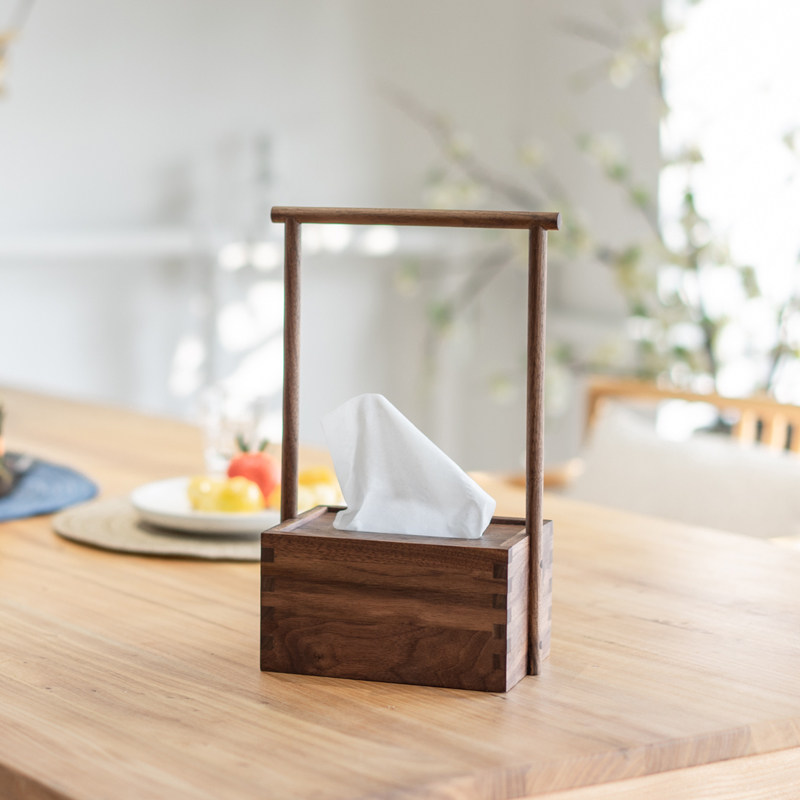 [USD 99.69] Nine Rooms New Chinese Tissue Box Toilet Paper Box Black ...