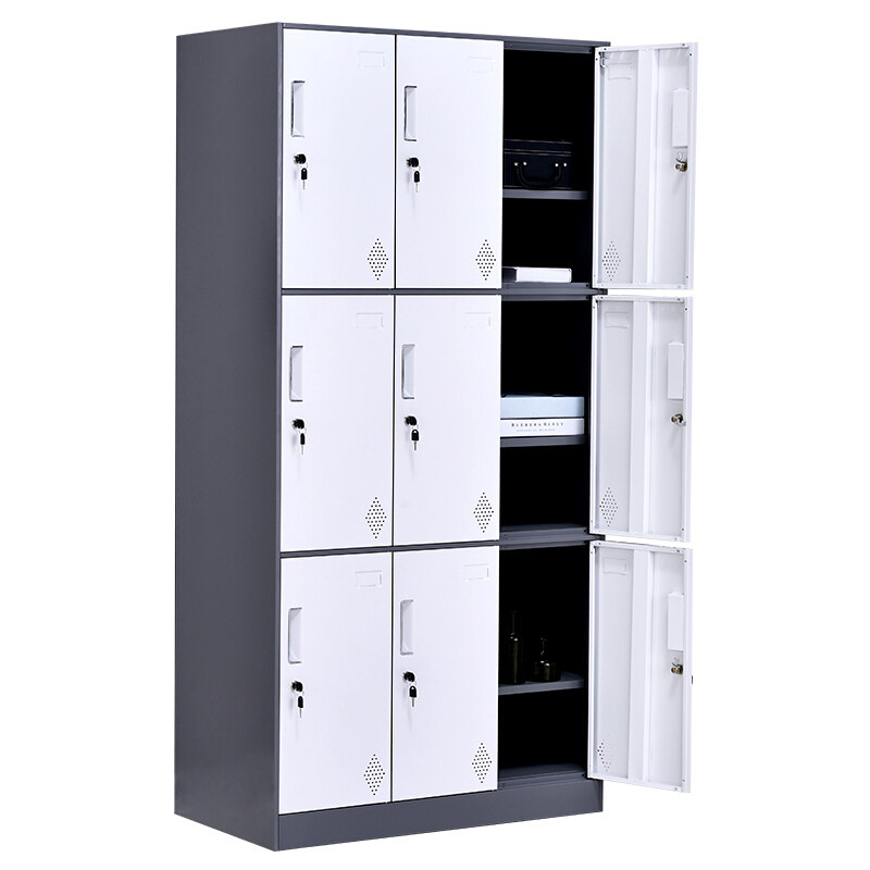 [USD 235.96] The new 99-gate locker iron wardrobe staff dormitory ...