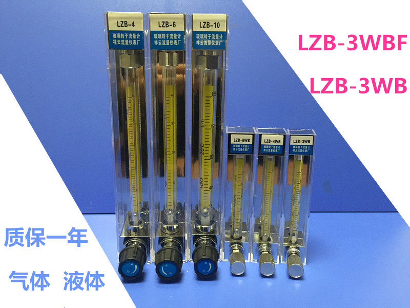 LZB-3WB Glass Rotameter LZB-6 LZB-4 LZB-10 Gas Liquid Water Flow Meter