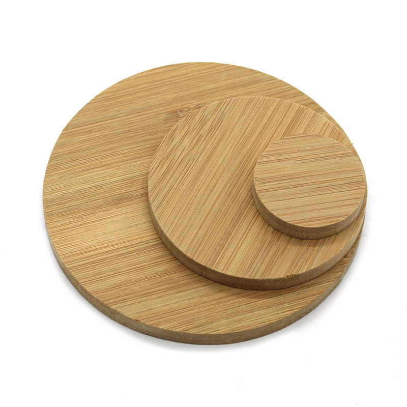 Round bamboo wood board DIY homemade building model material round wood ...