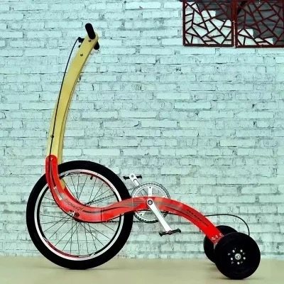 Buy Creative Personality Stand-up Bike Halfbike can stand on a three ...