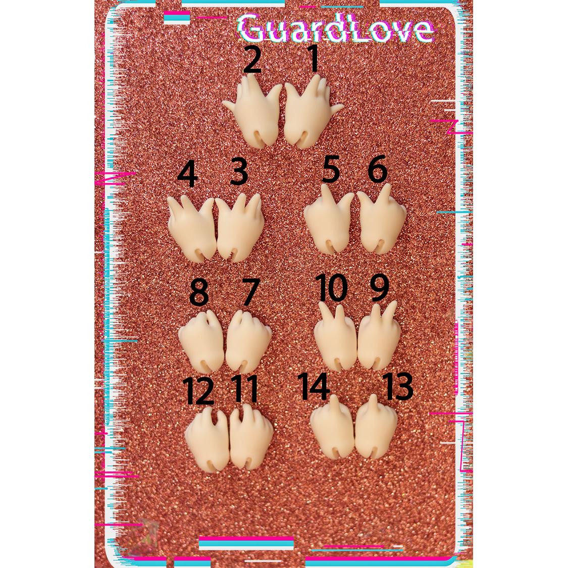 三万院长【Guard-Love Doll-Love】gl dl BJD 1/6 邦尼体 手型