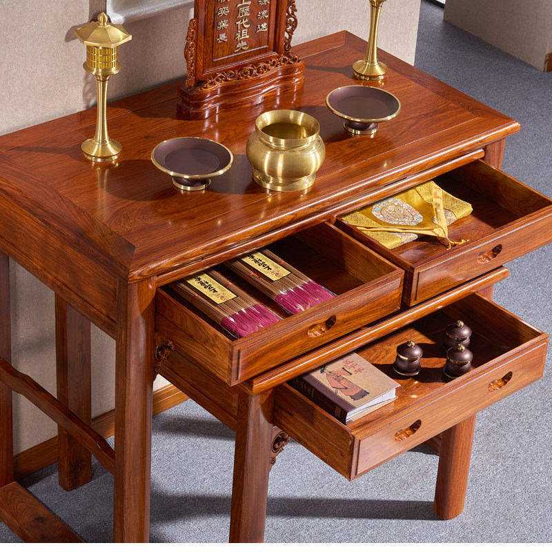 Ming-style ingot solid wood for table Rosewood Buddha table Modern ...