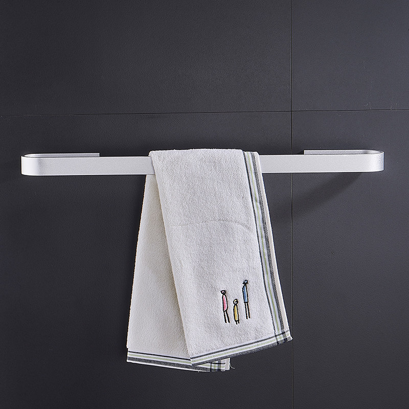 [USD 8.88] Single Pole Towel Rack No Punch Bathroom Towel Hanging ...