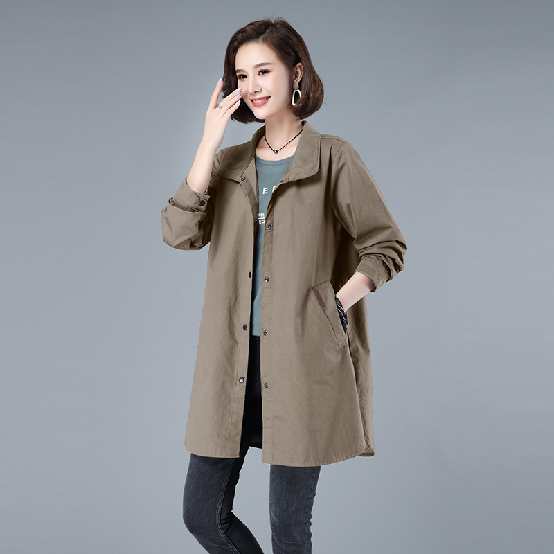 Купить Ветровка девочки длинная модель 2021 новый тонкая модель пальто ...