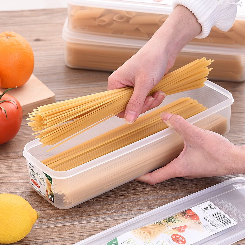 [USD 14.83] imported japanese household noodle storage box hanging ...