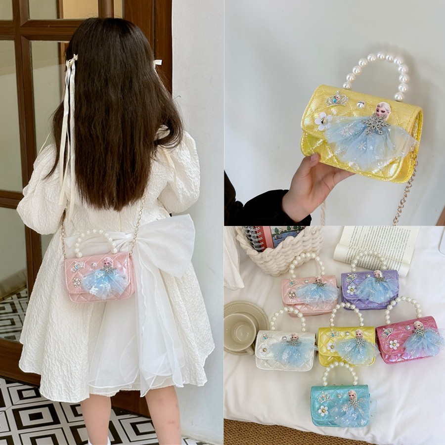 2025 new arrival: elsa princess bag review! why is this glittering gold ...