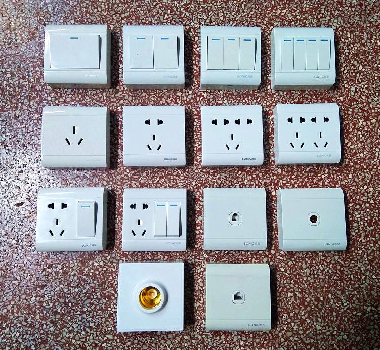Shanni switch socket socket panel Open-mounted switch socket