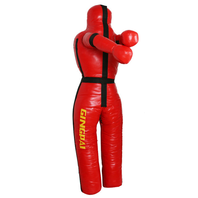 MMA mixed martial arts training leather man wrestling dummy jiu jitsu ...