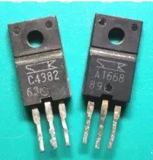 A1668 C4382 2SA1668 2SC4382 功放推動管進口拆機件測好 1.5一對
