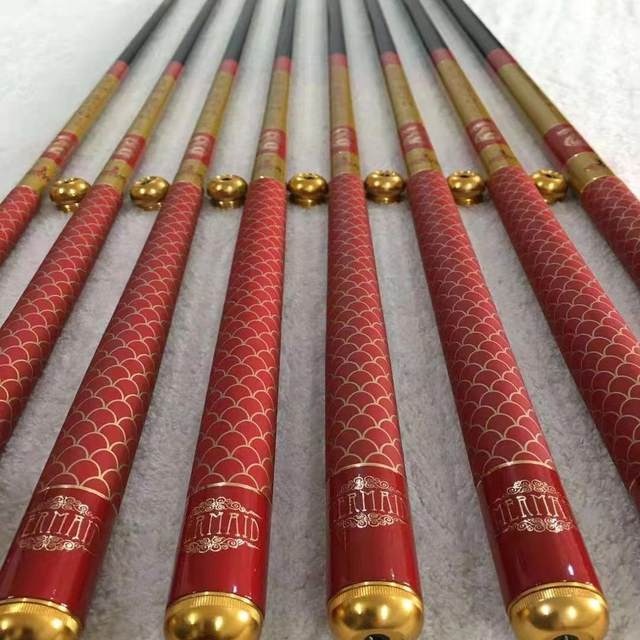 High carbon mermaid fishing rod table fishing rod 5H28 adjust 6H19 ...