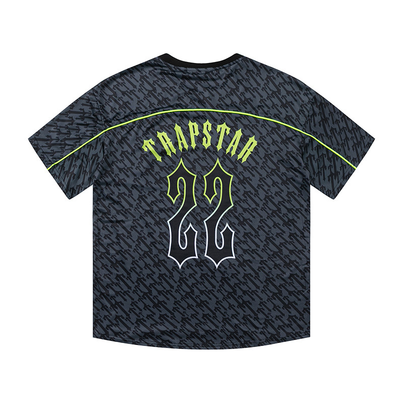 Trapstar Monogram Football Jersey Summer Loose Relaxed Quick Dry Short ...