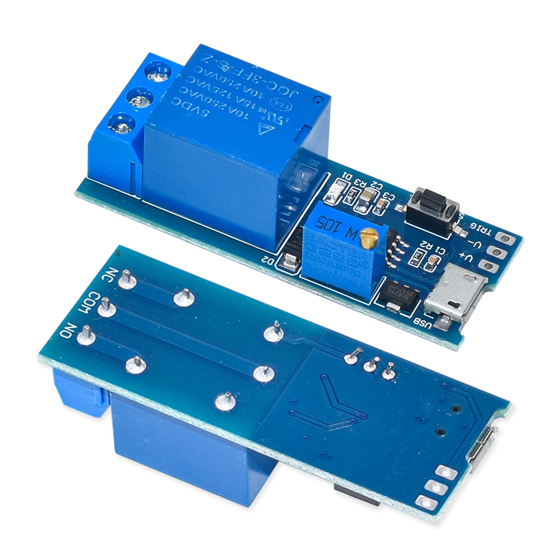 Wide Voltage 5V-30V Trigger Delay Relay Module Timer Module Delay Off ...