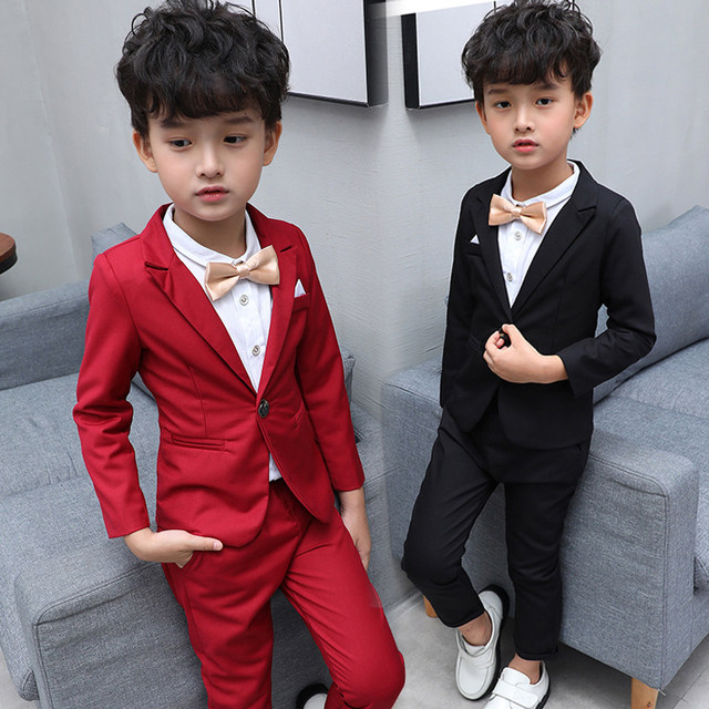 Buy red dress for boys - In stock