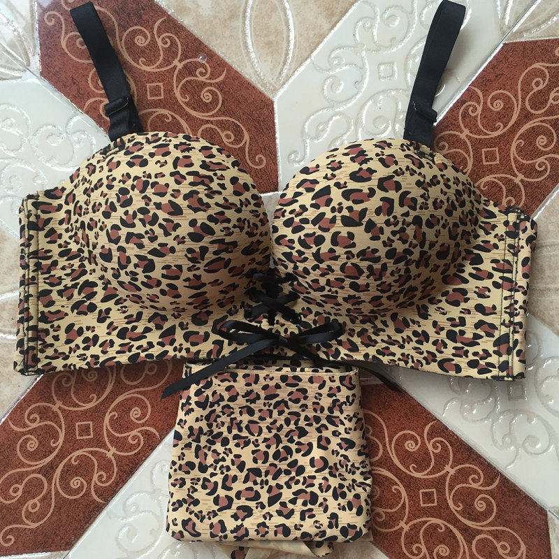 [USD 21.31] Teenage Girls Chest Strap Underwear Set Push-Up Wireless ...