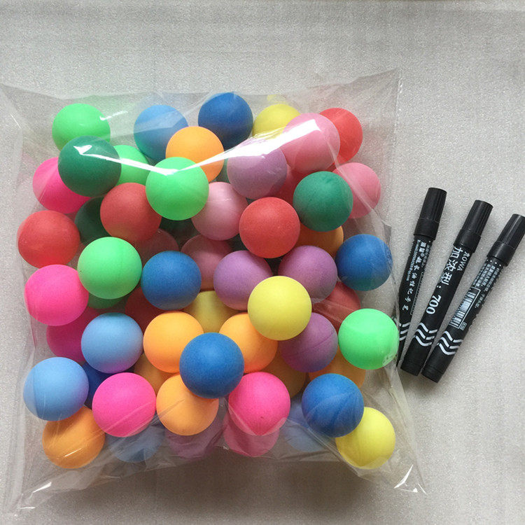 Buy Matted and hard colored ping-pong ball shake ball shake ping-pong ...