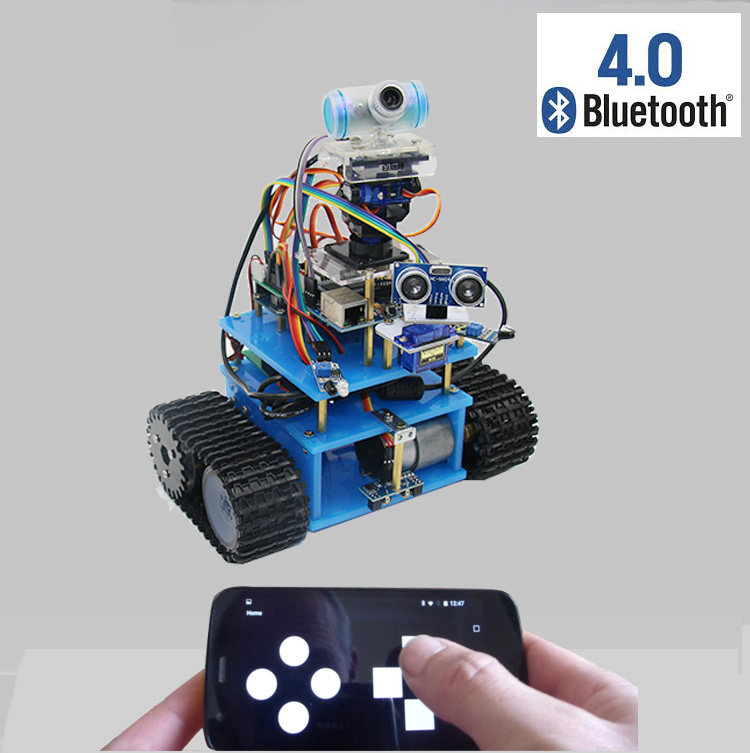 Arduino Crawler Car Chassis Programming Robot - Crawler Robot Tracking ...