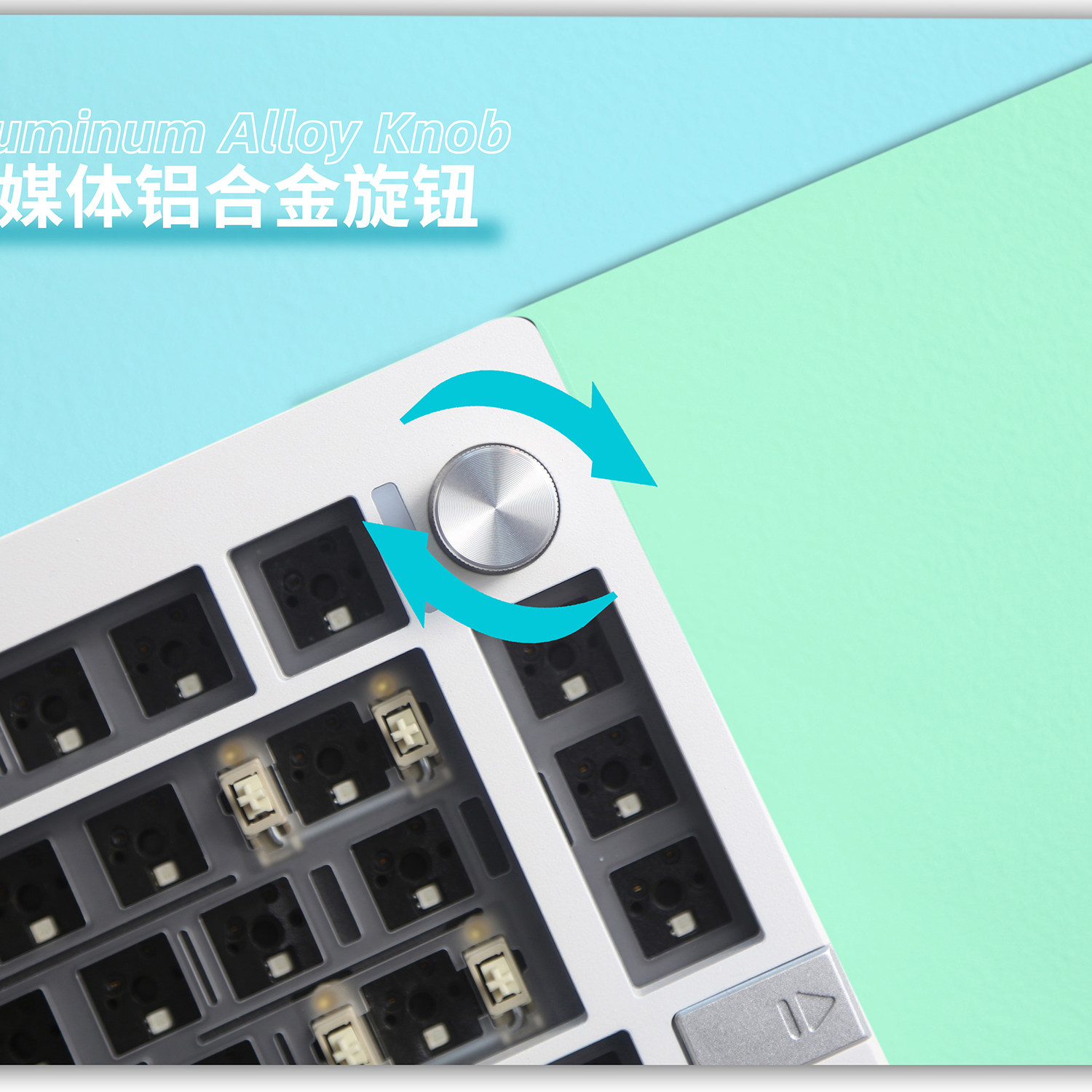 ZUOYA佐亚 LMK81铝坨坨机械键盘套件 RGB背光3模蓝牙支持QMK/VIA | BuyEChina is your China ...