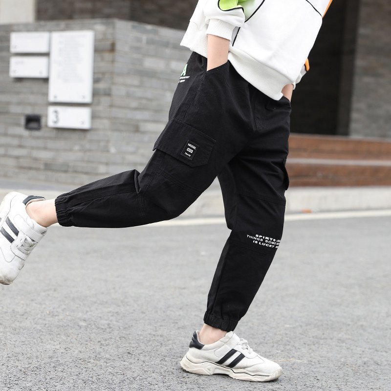 Children suit boy Spring loaded pants 2020 The new boy CUHK Tong Yang ...