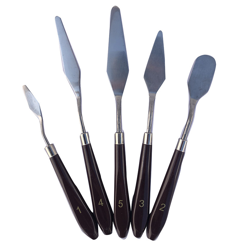 [USD 6.58] Oil Painting Scraper Acrylic Water Powder Colorening Knife ...