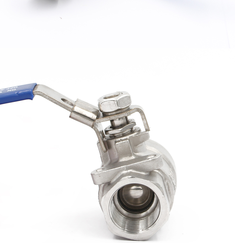 不锈钢球阀 两片式丝口柄带锁DN20 6分304内螺纹阀门开关 丝扣阀-阿里巴巴
