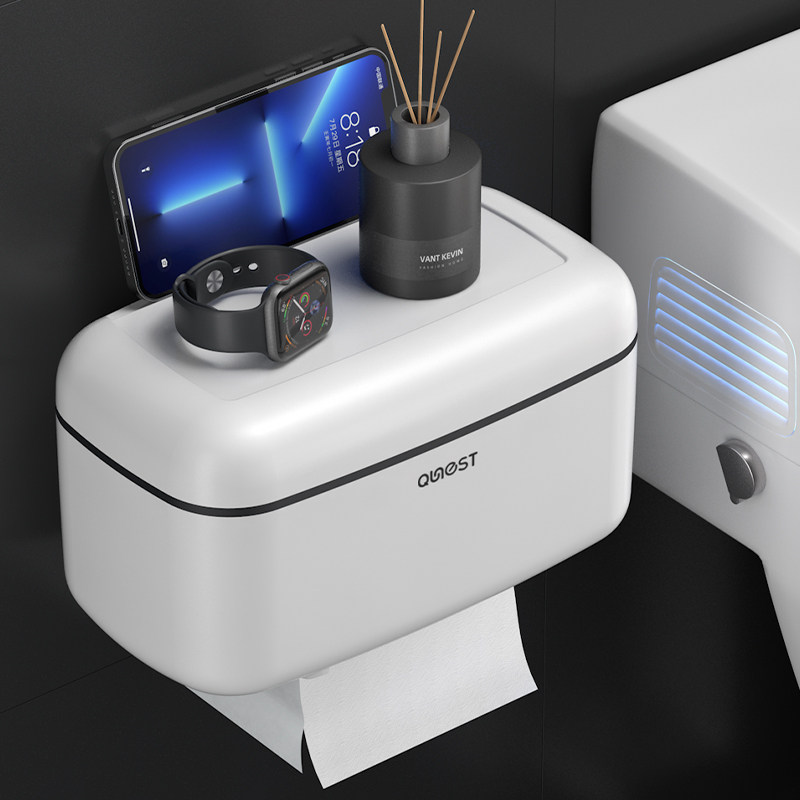 [USD 20.90] Toilet tissue box free of puncture waterproof tissue holder ...