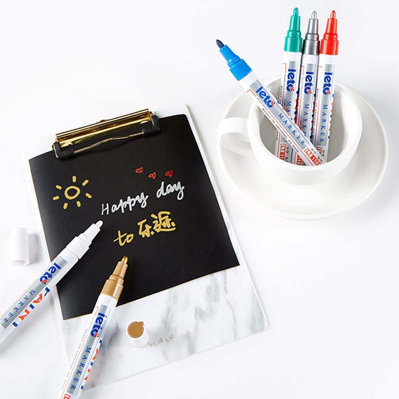 [USD 4.51] LT-1101 white paint pen with words in the paint pen wedding ...