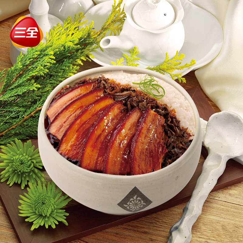 Three full self-heating rice bowl of rice self-heating convenient ...