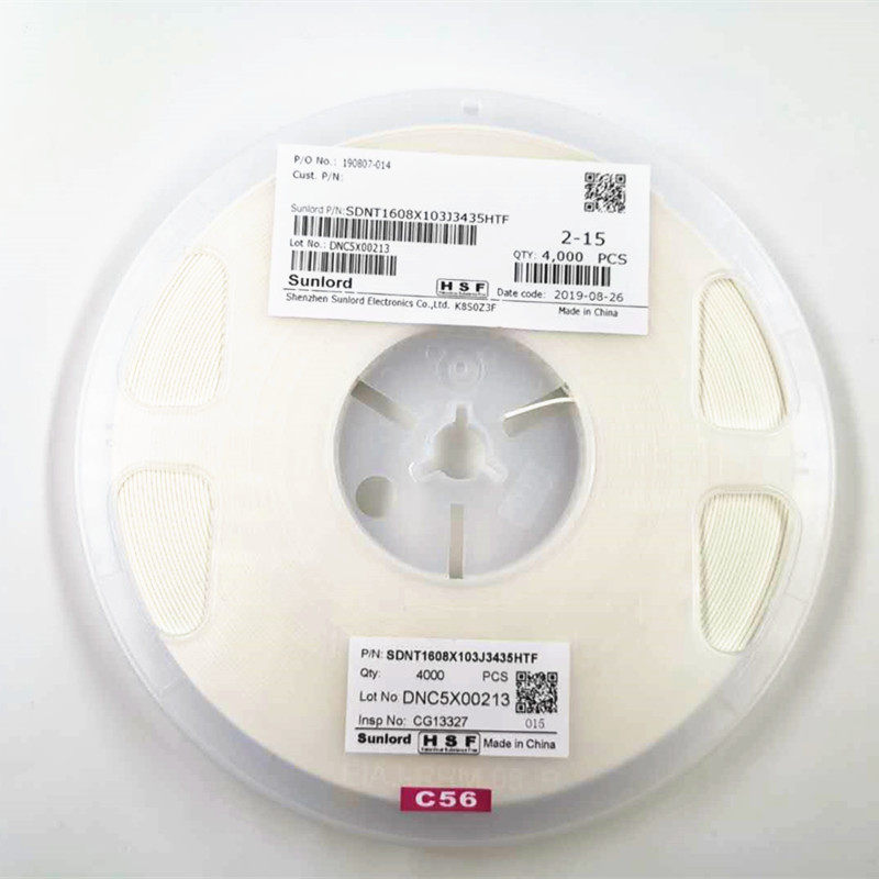 NTC 0603 10K thermistor negative temperature 103J 103F B3435 5% 1% ...