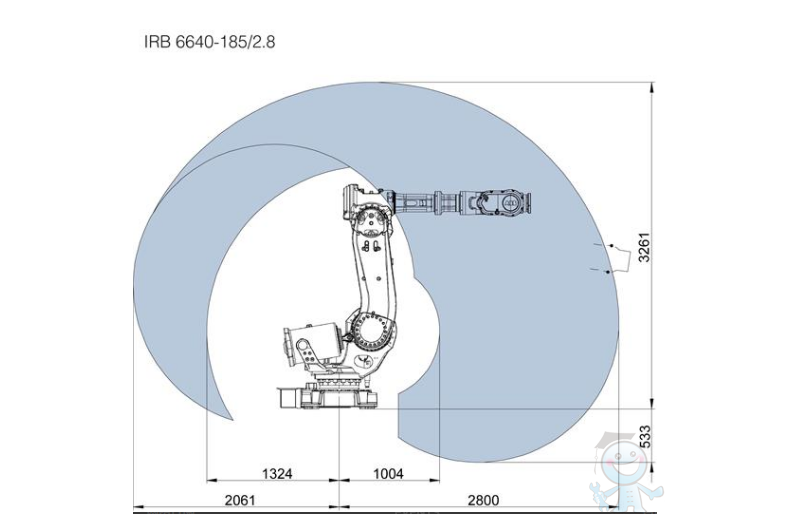 工业机械臂IRB 6740负载220~310kg通用ABB电车铸造电子3C装配焊接-阿里巴巴