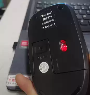 recbu雷步无线鼠标V11新款上线蓝牙无线双模连接静音鼠标V10