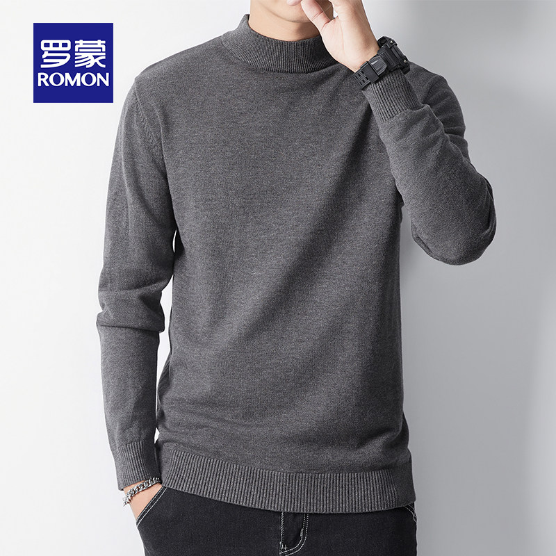 Romon mock neck sweater - spring 2025 new arrival: a must-have for men ...